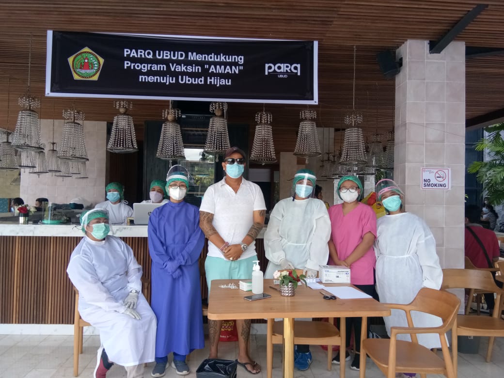 Parq Space Ubud Hotel Dukung Ubud Zona Hijau, Fasilitasi Vaksinasi ...