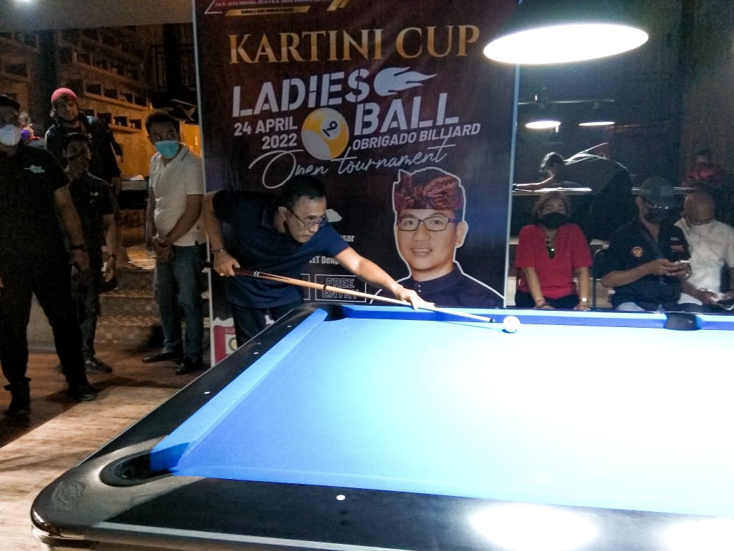 Gali Potensi Atlet Billiard Putri Denpasar, Walikota Jaya Negara Resmi ...