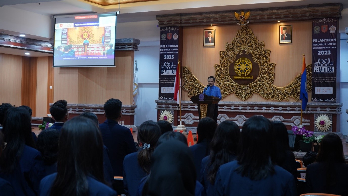 Lanjutkan Regenerasi, Dekan FEB Unud Lantik Pengurus LMFEB Periode 2023 ...