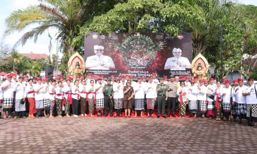Upacara HUT Kota Tabanan Ke-530 Berlangsung Khidmat - baliilu.com