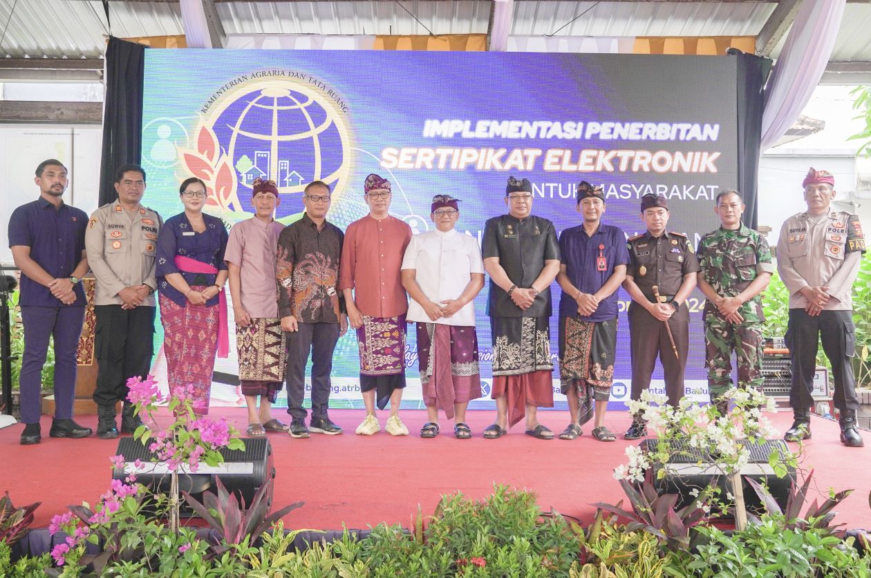 Badung Luncurkan Layanan Elektronik Pendaftaran Tanah di Badung ...