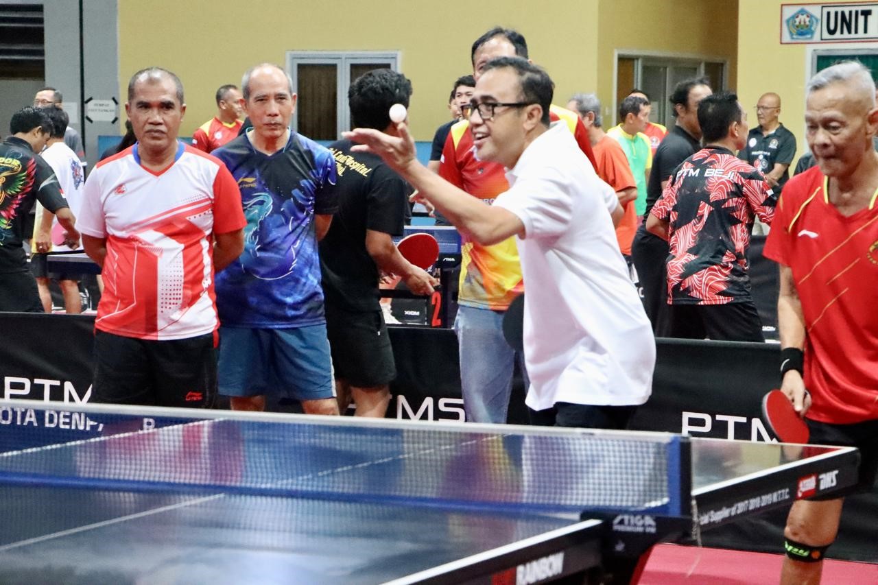 Walikota Buka Turnamen Tenis Meja Proton Cup RSUP Prof. Ngoerah 2024 ...