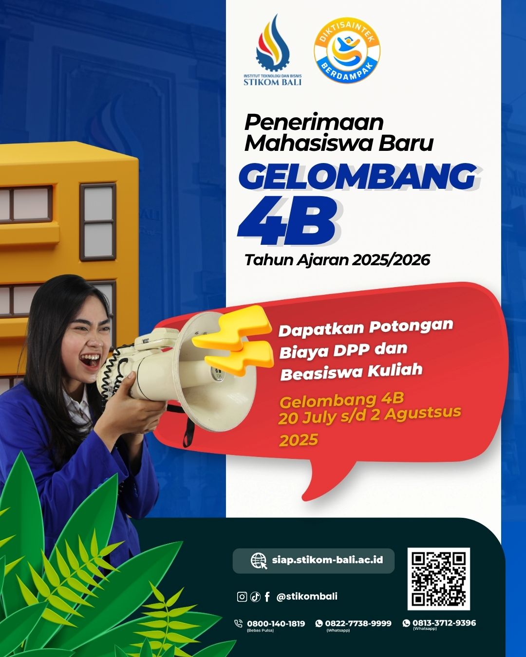 ITB STIKOM Bali Buka Penerimaan Mahasiswa Baru Gelombang 4B TA 2025/ ...